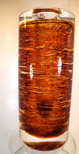 PRINC CZECHIA Vase in the Style of F Vizner Whirlpool 8-3/4 " x 3-3/4 ...