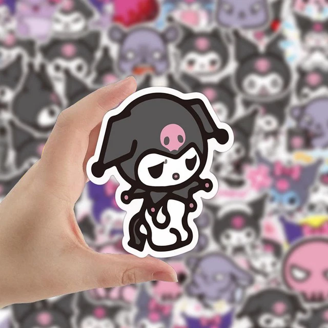 50pcs Sanrio Stickers Cute Cinnamoroll Kuromi My Melody Sticker For