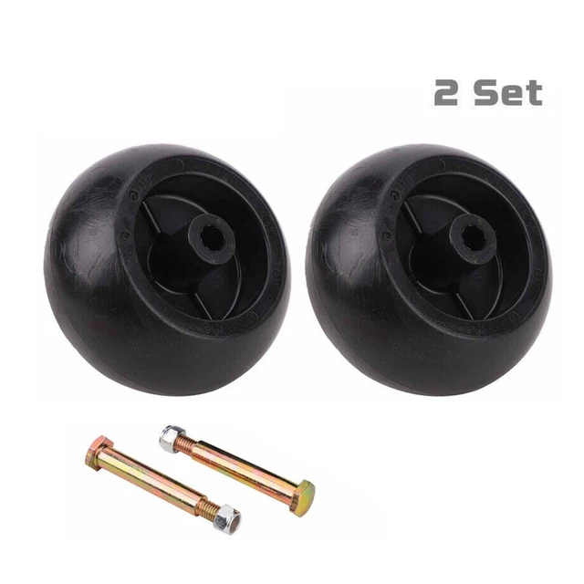 TOP NOTCH 5INCH Deck Wheels & Axle Bolts for Hustler For Murray For ...