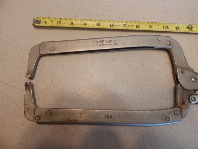 VINTAGE PETERSEN VISE Grips - 18R - Locking Pliers - Welding - Dewitt ...