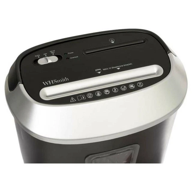 WHSMITH PREMIUM HEAVY Duty 21 Litre Bin Cross Cut Home Office Paper ...