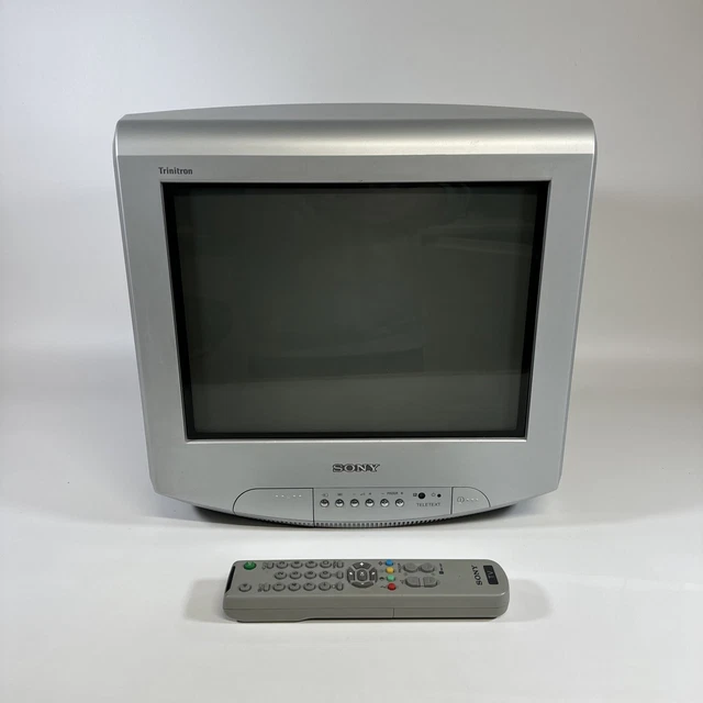 SONY TRINITRON KV-14LT1U 14" RGB Colour CRT TV Retro Gaming Display Television £329.99 - PicClick UK