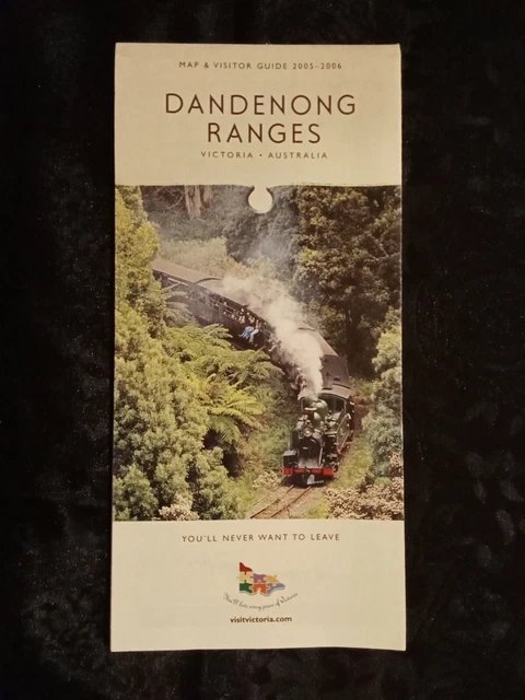 VINTAGE BOOK BROCHURE DANDENONG RANGES 2005 TOURISM MAP Visit VICTORIA ...