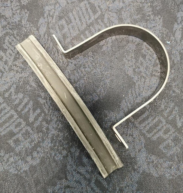 CLASSIC MINI WIPER motor retaining strap & rubber 37H4836 Rover Cooper ...