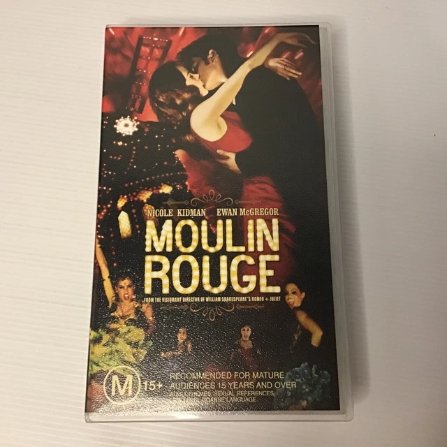 MOULIN ROUGE VHS Nicloe Kidman and Ewan McGregor $15.97 - PicClick AU