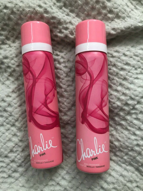 2 X CHARLIE Pink Body Fragrance 75ml Multipack £4.99 - PicClick UK