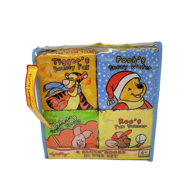 DISNEY WINNIE THE Pooh Soft Play Fun All Year Pooh & Friends Soft Block ...