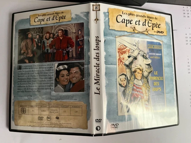 DVD FILM LE Miracle Des Loups Comme Neuf Collection Cape Et D Épée EUR 6,00 - PicClick FR