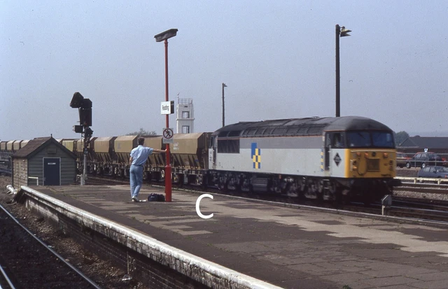 35MM SLIDE BRITISH Railway Br Diesel Class 56 - 56060 At Reading 1990 £ ...