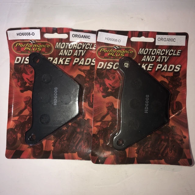 TWO SET BRAKE Pads Harley Davidson FLH FLHC FX FXE FXS FXWG Glide ...