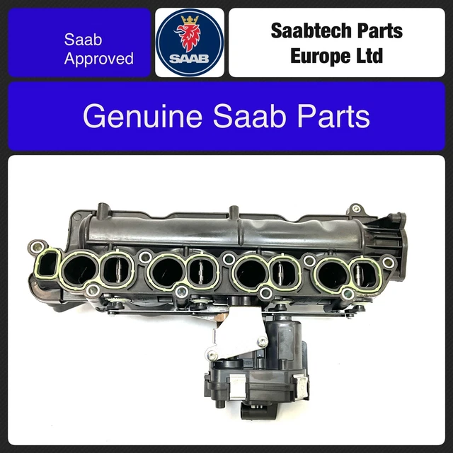 GENUINE SAAB 9-3 DTR 1.9TTiD INTAKE INLET MANIFOLD AND SWIRL - NEW ...