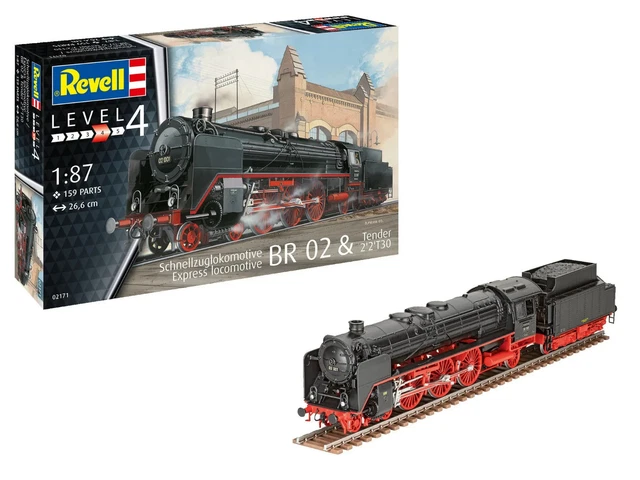 REVELL 02171 - Schnellzuglokomotive BR 02 & NEU N OVP EUR 23,99 ...