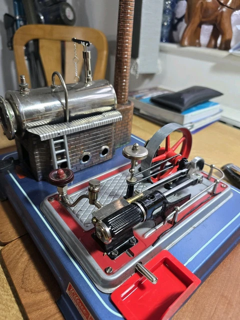 LIVE STEAM WILESCO D16 Stationary Engine German Model £80.00 - PicClick UK