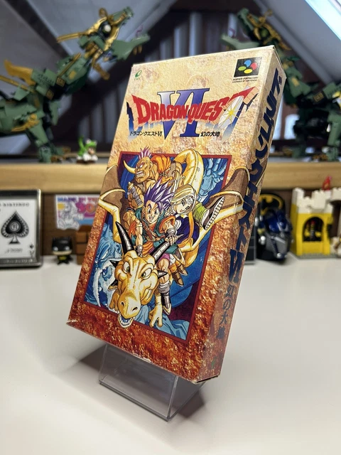 DRAGON QUEST VI SHVC-P-AQ6J(JPN) Nintendo Super Famicom Japan Edition ...