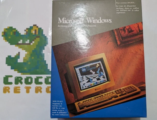 MICROSOFT WINDOWS 3.0 en boîte neuf scellé Rare! Non Testé! EUR 59,90 ...