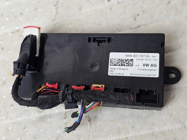 VW SEAT LEON Iv Skoda Audi Air Conditioning Control Module 5Wa907727Al ...