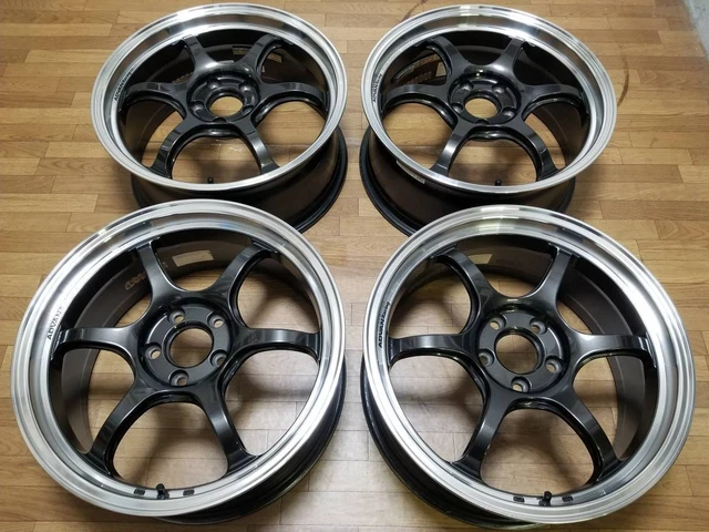 JDM 18 INCH 8J +48 PCD112 ADVAN Racing RG-D2 VW Golf 8K Audi audi A4 S ...
