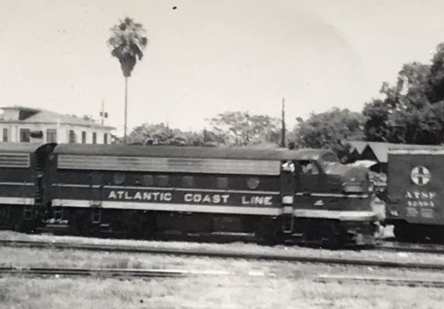 ATLANTIC COAST LINE Railroad ACL Locomotives Train Photo Tampa Union ...