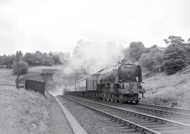 PHOTO BR BRITISH Railways Steam Locomotive Class A1 60156 at Ganwick in ...