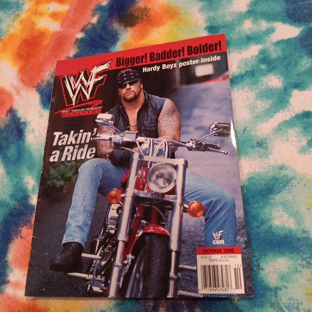 WWE MAGAZINE OCT. 2000 The Undertaker Stephanie McMahon With Hardy Boyz ...