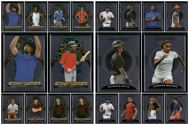 2022 UD GOODWIN Maria Sharapova/Caleb Williams/Alex Alcala lot de 20 ...