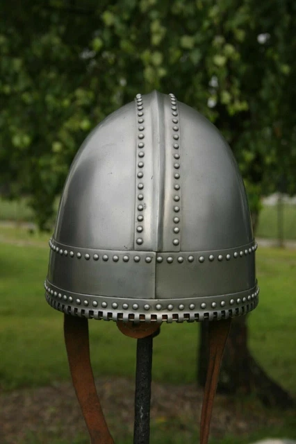 18 GAUGE STEEL Medieval Viking Nasal Helmet/Knight/Viking/Crusader ...