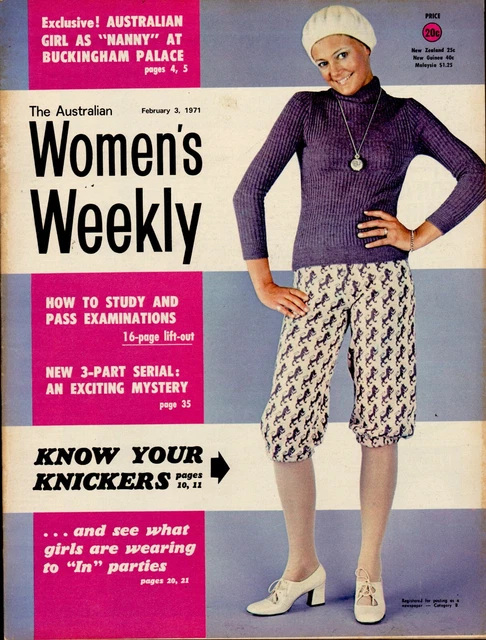 AUSTRALIAN WOMEN'S WEEKLY - February 3, 1971 - vintage 1970s women's ...
