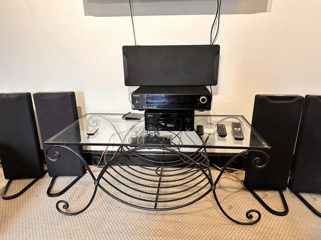 SEQUENCE 200 FLAT Panel Speakers with Stands Vintage, Made In England £ ...