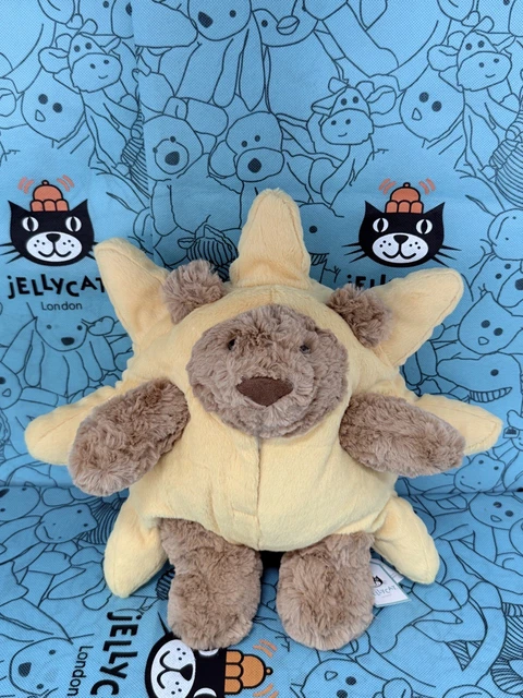 JELLYCAT BARTHOLOMEW BEAR Sun Outfit Plush Toys Tags+Brand New With ...