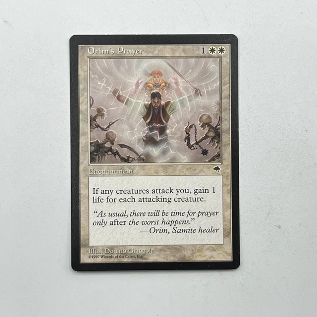 MAGIC THE GATHERING MTG Orim's Prayer - Tempête - EX authentique et ...