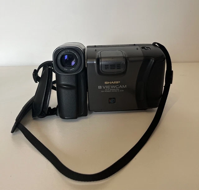 VINTAGE SHARP 8 VIEWCAM Hi-Fi Monaural 12 x power zoom model VL-E49S ...