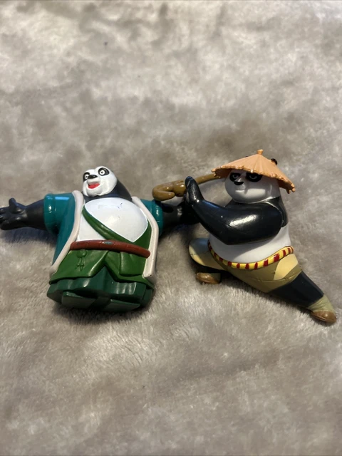 KUNG FU PANDA Po Dragon Warrior Figure 2.5” & Panda Li. Cake Toppers £6 ...