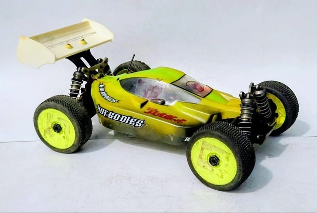HOT BODIES D8 1/8 GP Racing Buggy Chassis HPI JUNK £177.22 - PicClick UK