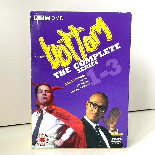 BOTTOM DVD BOX Set The Complete Collection Series 1/2/3 BBC TV Classic ...