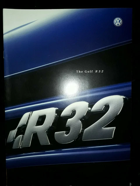 VOLKSWAGEN GOLF R32 MKIV brochure 2002 EUR 40,96 - PicClick IT