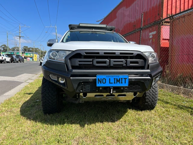 RAPTOR STYLE GRILL suits FORD RANGER PX3 PX XL XLT BLACK RAPTOR STYLE ...