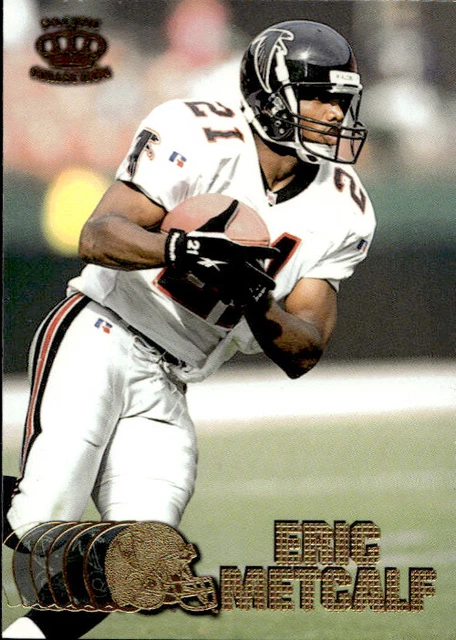 1997 PACIFIC CROWN Collection Eric Metcalf 27 Atlanta Falcons EUR 1,75 ...