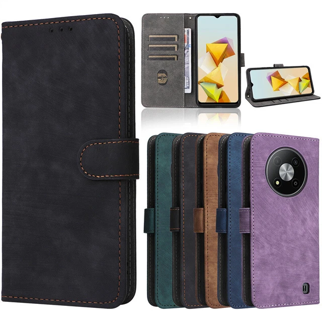 FOR OPTUS X Pro 5G New Matte Leather Wallet Flip Phone Case Cover ...