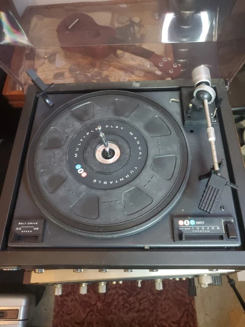 VINTAGE BIC 920 Multiple Play Manual Belt-Drive Turntable Parts Only ...
