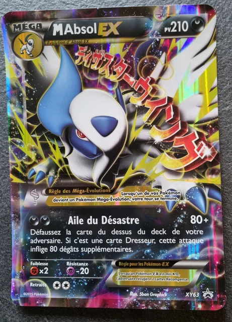 CARTE POKÉMON MEGA M Absol EX XY63 jumbo Promo EUR 10,99 - PicClick FR