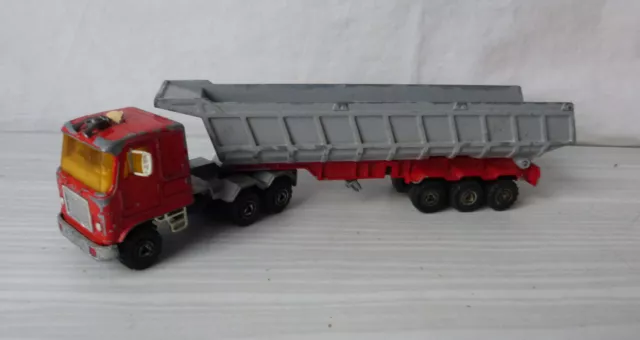 #MAJORETTE MADE IN France Ech. 1/60# Camion + remorque Benne EUR 12,00 - PicClick FR