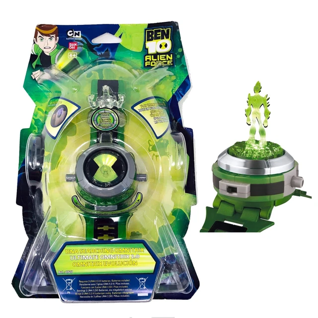 BEN 10 ALIEN Force Ultimate Omnitrix con Figura Rara Bandai DNA ...
