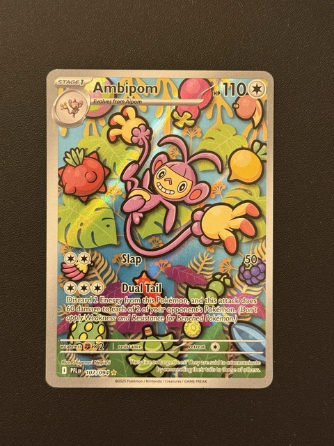 AMBIPOM #107/094 IR - Pokémon Mega Evolution: Phantasmal Flames £6.38 ...