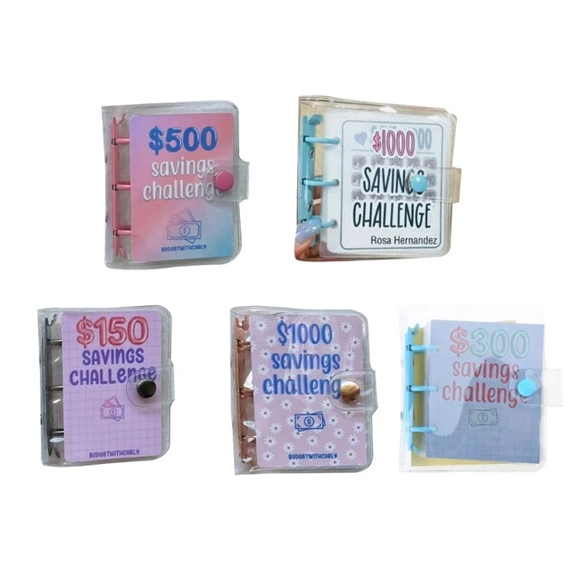 5 STYLES 2023 Mini Budget Book Binder Savings Challenge $150/300/500 ...