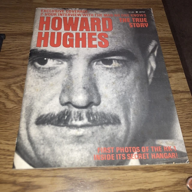 HOWARD HUGHES THE True Story by Don Dwiggins1972 Magazine, Werner £19. ...