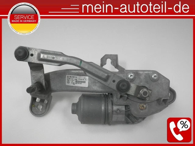MERCEDES W221 WISCHERMOTOR + Wischergestänge links 2218204342 ...