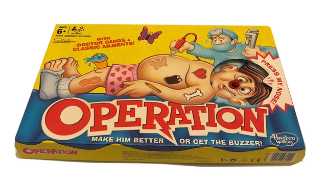 HASBRO GAMING OPERATION Game Board Game £16.99 - PicClick UK