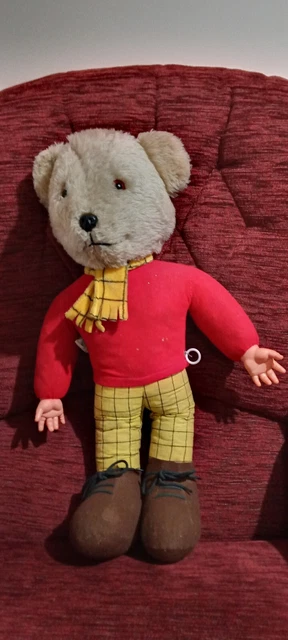 RUPERT BEAR TALKING soft toy made by Burbank toys £106.00 - PicClick UK