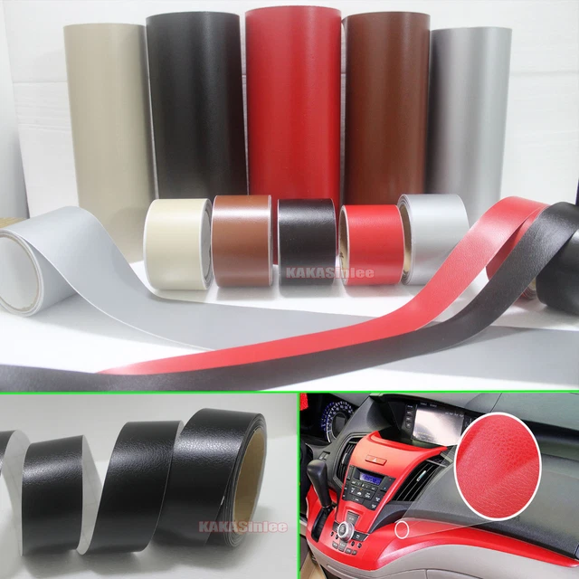 DIY MATTE LEATHER Decal Textured Vinyl Sticker Tape for Car Phone House ...