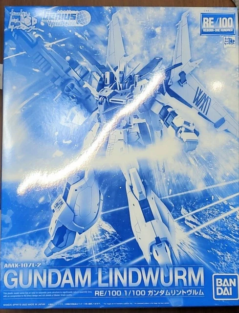 RE/100 1/100 GUNDAM Lindwurm AMX-107L-2 Premium Bandai Plastic Model ...